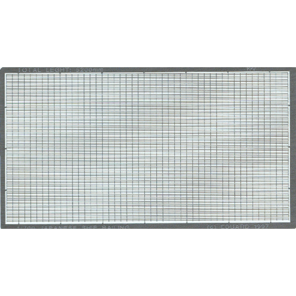 Eduard 99006 1/700 Japanese Ships Railing 1/700 Photo-Etched for Ships ...
