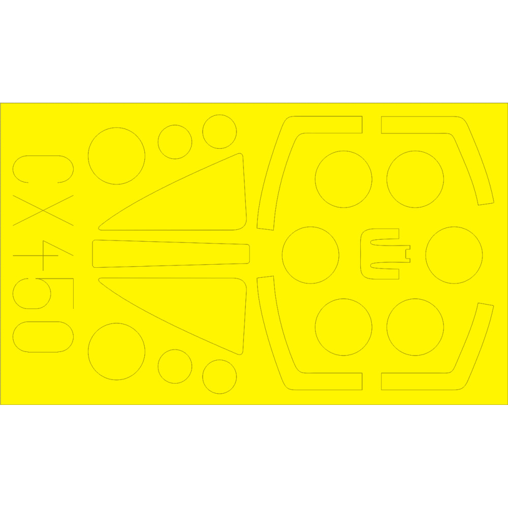 Eduard CX450 1/72 Mirage F.1 Sticker for Aircraft