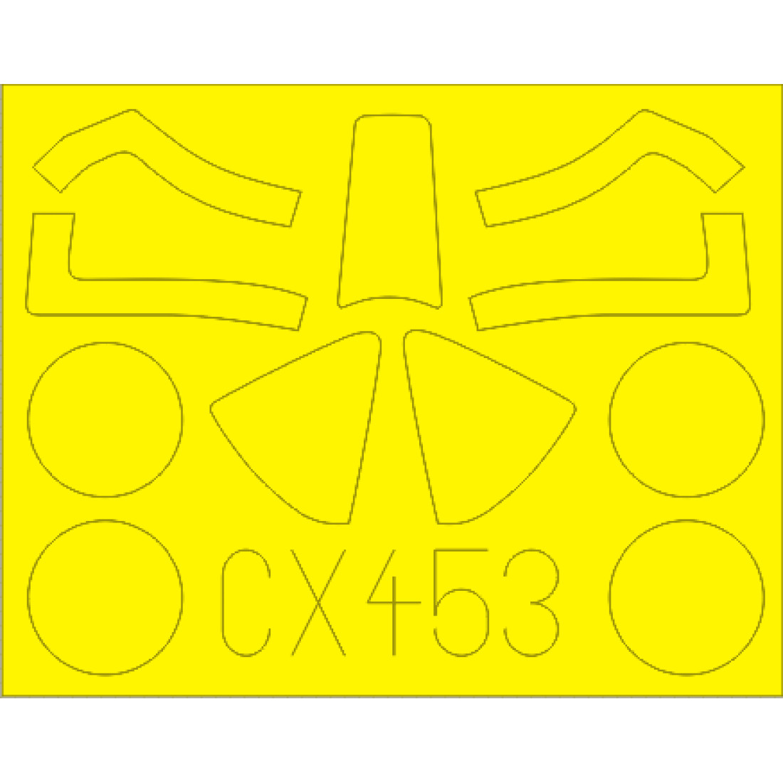 Eduard CX453 1/72 F4U-4 Sticker for Aircraft