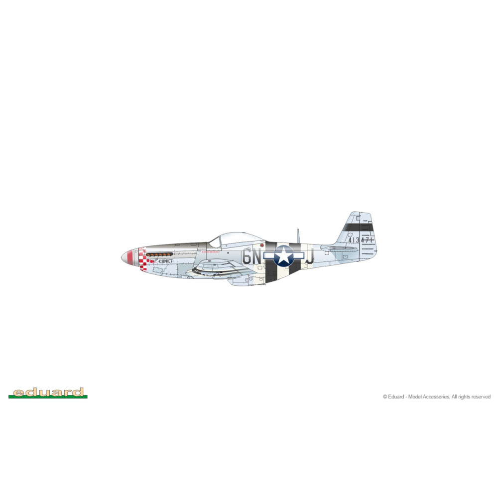 Eduard D48085 1/48 P-51D-5 "8th AF" Decal for Aircraft