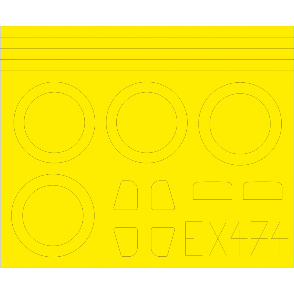 Eduard EX474 1/48 SPAD XIII Sticker for Aircraft