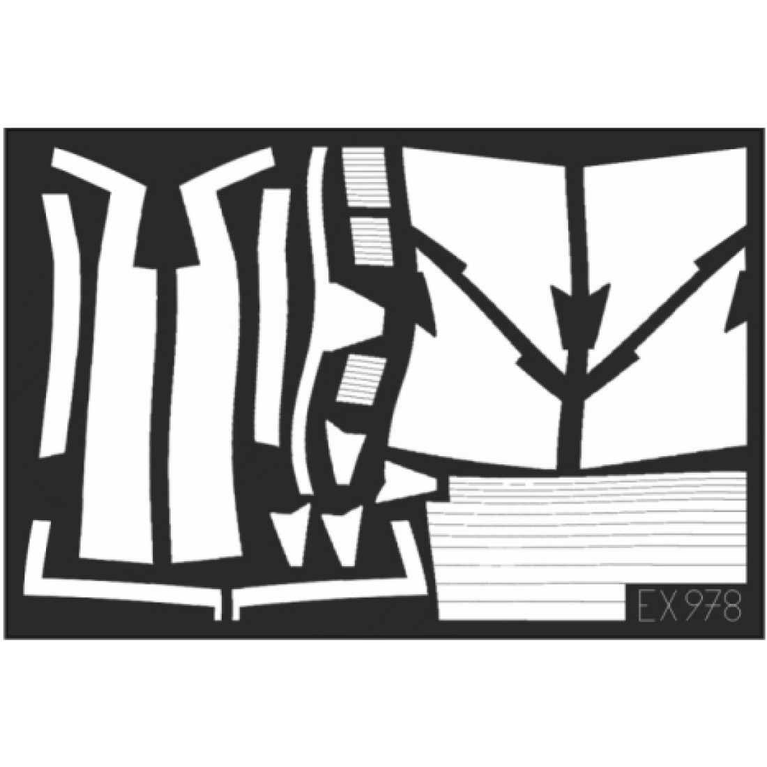 Eduard EX978 1/48 F-4G surface panels Sticker for Aircraft