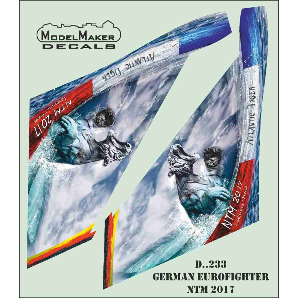 ModelMaker 1/72 D72233 German Eurofighter NATO Tiger Meet 2017 Aircraft ...