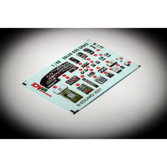 Eduard 3DL48020 1/48 B-17F SPACE 3D Decal for Aircraft Space Model Kit ...