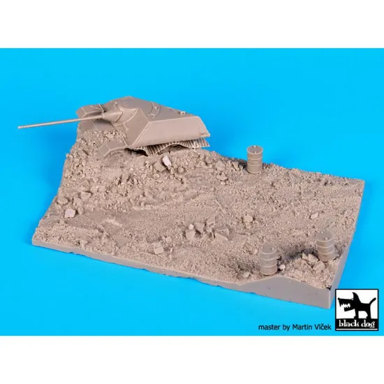 Black Dog D72021 1/72 Destroyed Jagdpanzer base Model Kit Diorama ...