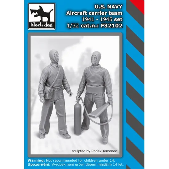 Black Dog F32102 1/32 US NAVY aircraftcarrier team 1941-45 set Model ...