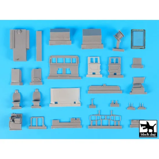 Black Dog T35184 1/35 Hummer mini pumper conversion set for Tamiya ...